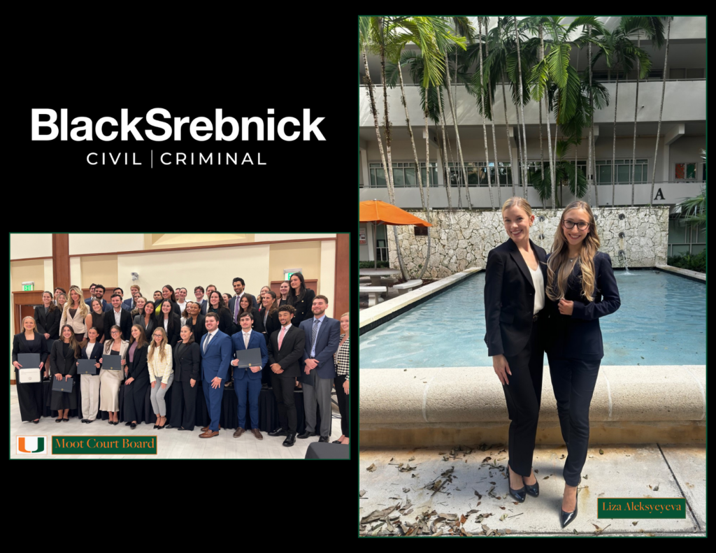 Black Srebnick Law Clerk Liza Aleksyeyeva Wins a Seat on the Miami Law ...